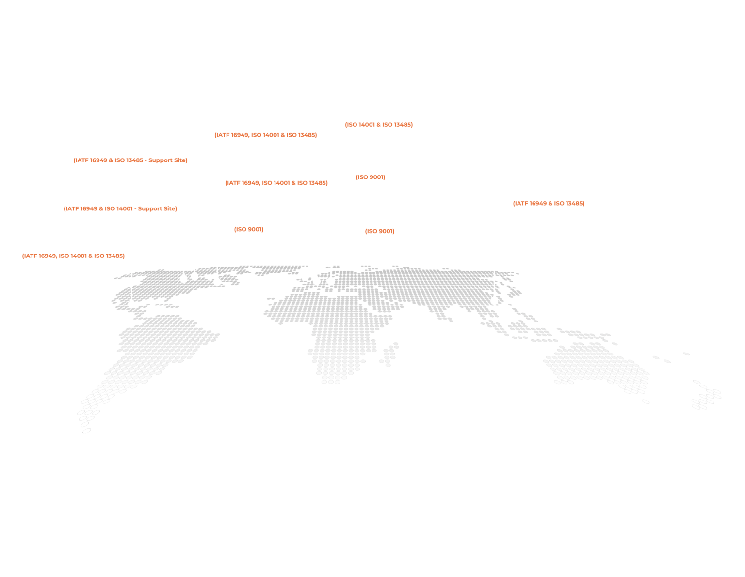 Global Footprint Map-03 - Minnesota Rubber & Plastics
